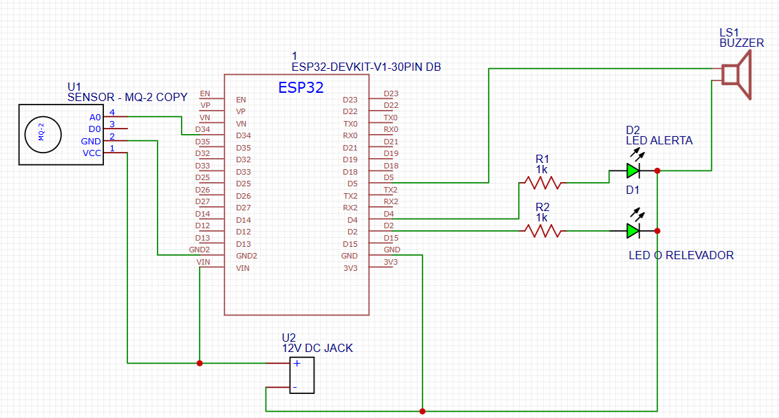 Sensor de Gas y Humo con MQ-2 y ESP32: Activando Relay y Buzzer ...